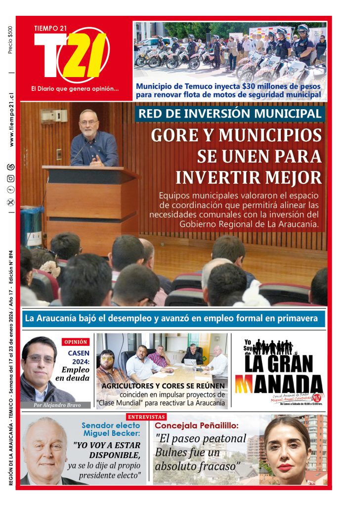 Edición N° 894 | Red de Inversión Municipal: GORE y municipios se unen ...